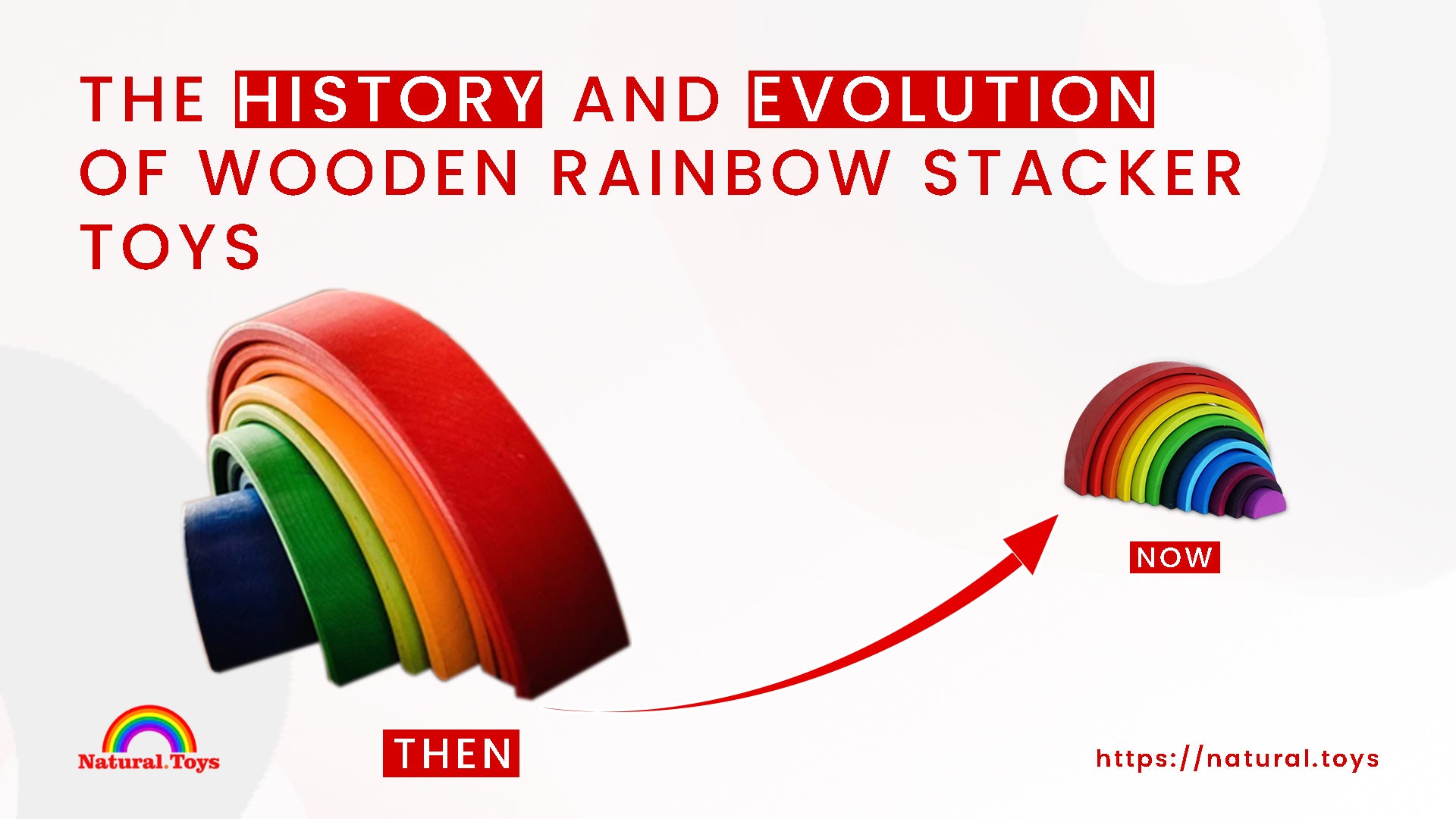 The History and Evolution of Wooden Rainbow Stacker Toys: From ...